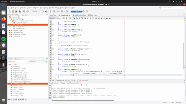 POD - [Java] [Td-01] 4 Classe Etudiant (Modificati…