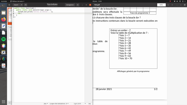 POD - [Java] [Td-04] B. For
