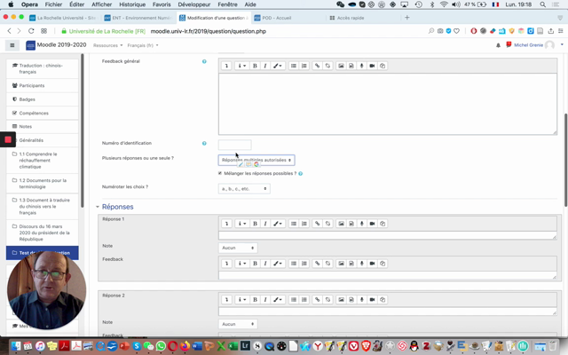 POD - Créer Un Test Avec Moodle